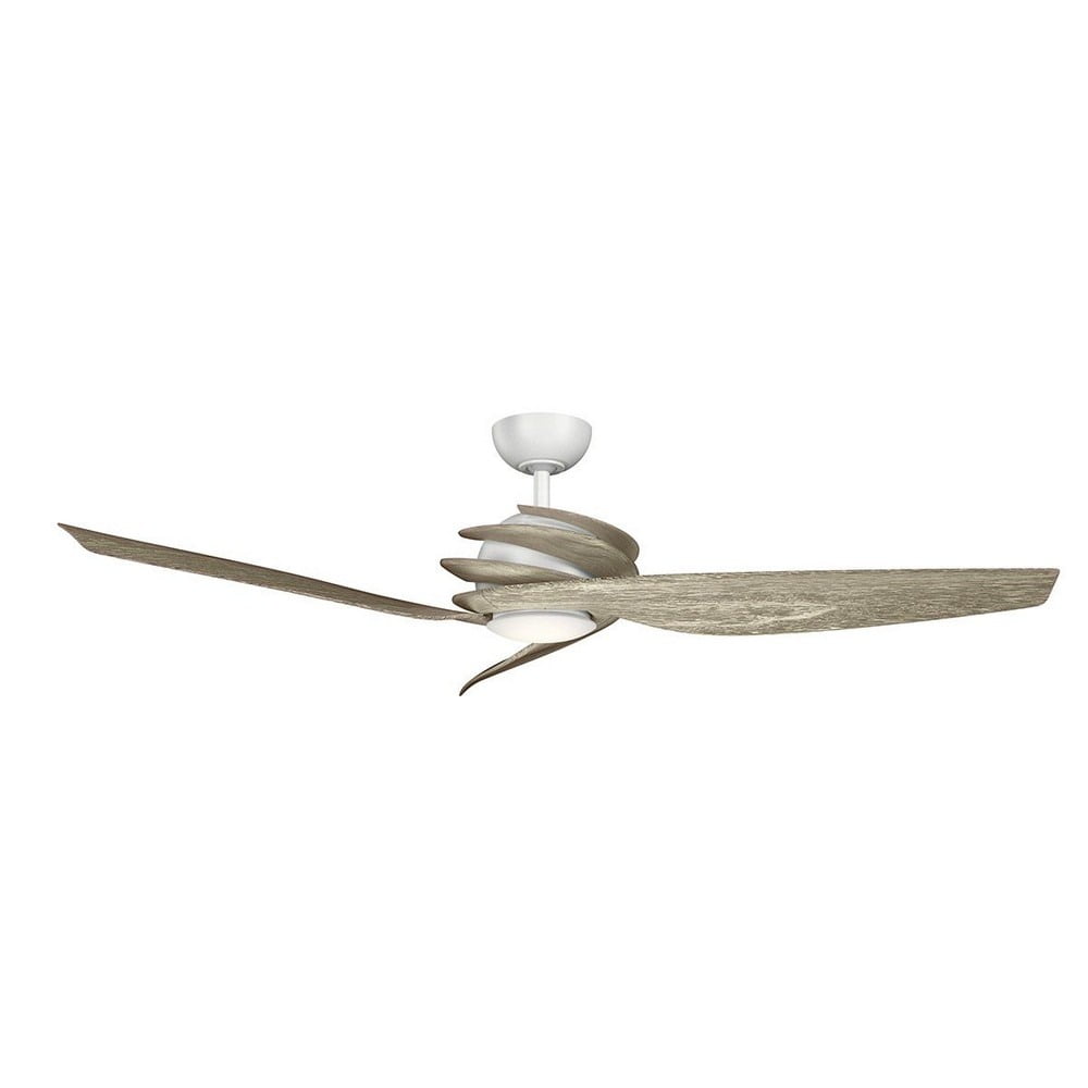 Kichler 300700 62" Spyra Indoor Ceiling Fan - White - Walmart.com