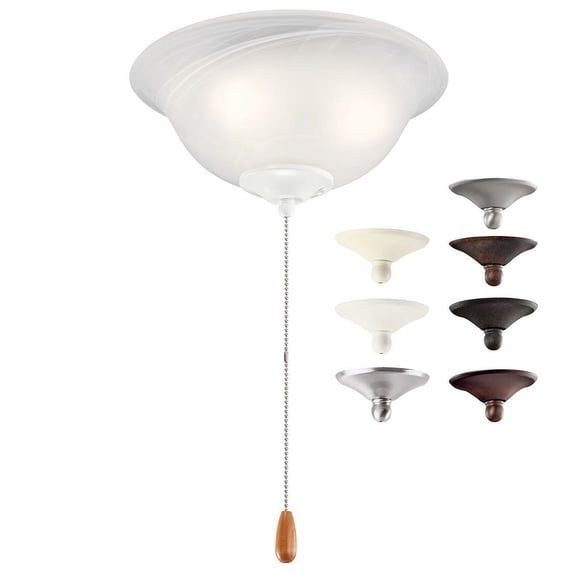 380015MUL Kichler Lighting Accessory - 11 Inch 4W 3 Led Bowl Ceiling ...