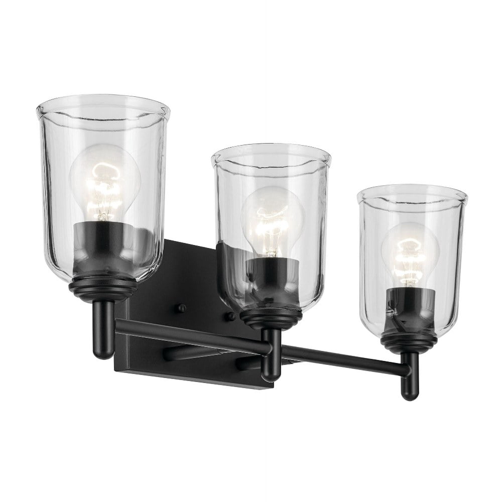 45574BKCLR Kichler Lighting Shailene - 3 Light Bath Vanity-8.25 Inches ...