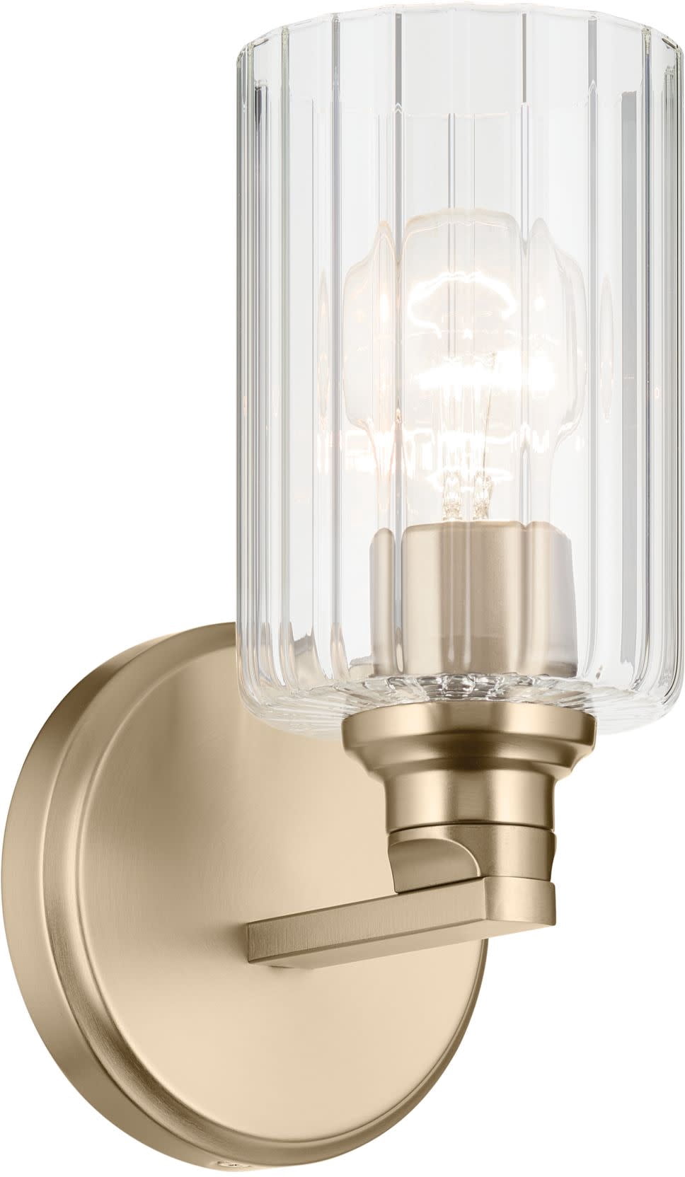 Kichler 55224Flu Gioe 10" Tall Bathroom Sconce - Bronze - Walmart ...