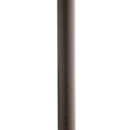 Vita 6"L x 6"W x 74"H Portsmouth Vinyl Lamp Post, White, VA94430 ...