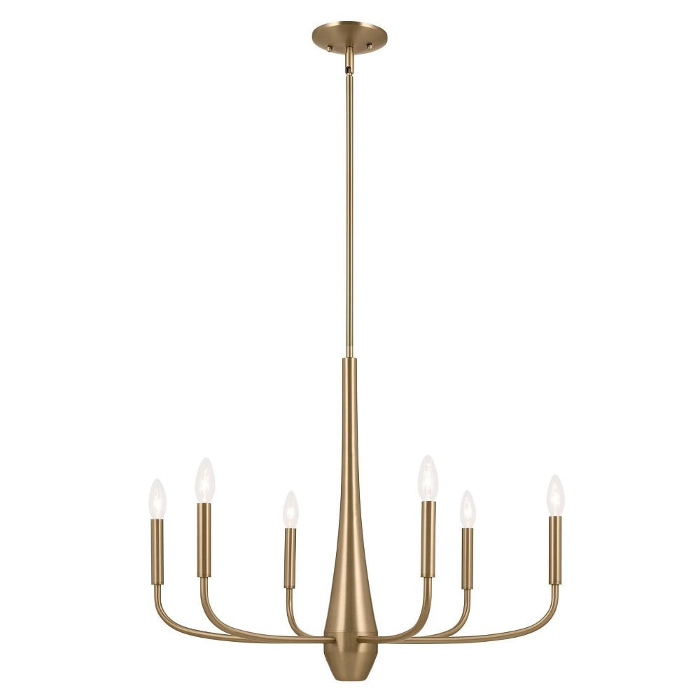 Kichler Deela Chandelier - 52525CPZ - Walmart.com