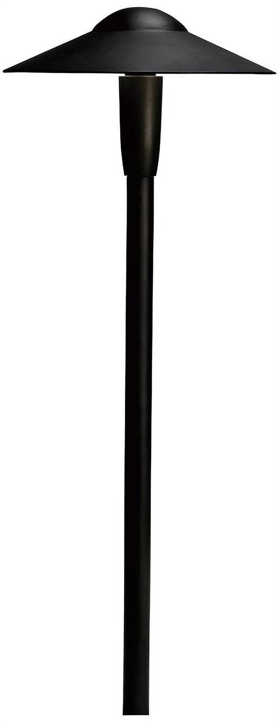 Kichler Landscape 22"H 2700K LED Black Dome Path Light - Walmart.com