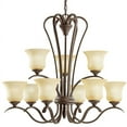 Kichler 2086OZL18 Wedgeport LED 9 light Chandelier in Olde Bronze ...