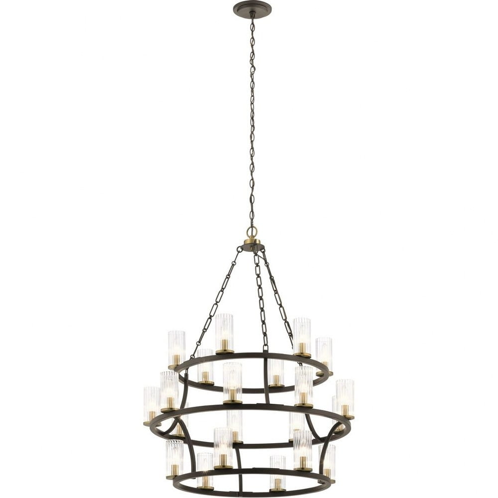 Twenty-1 Light 3-Tier Chandelier With Mid-Century/Retro Inspirations 41 ...