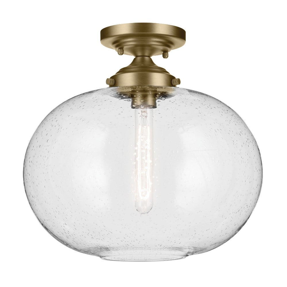 Kichler Lighting - Avery - 1 Light Semi-Flush Mount-13.5 Inches Tall ...