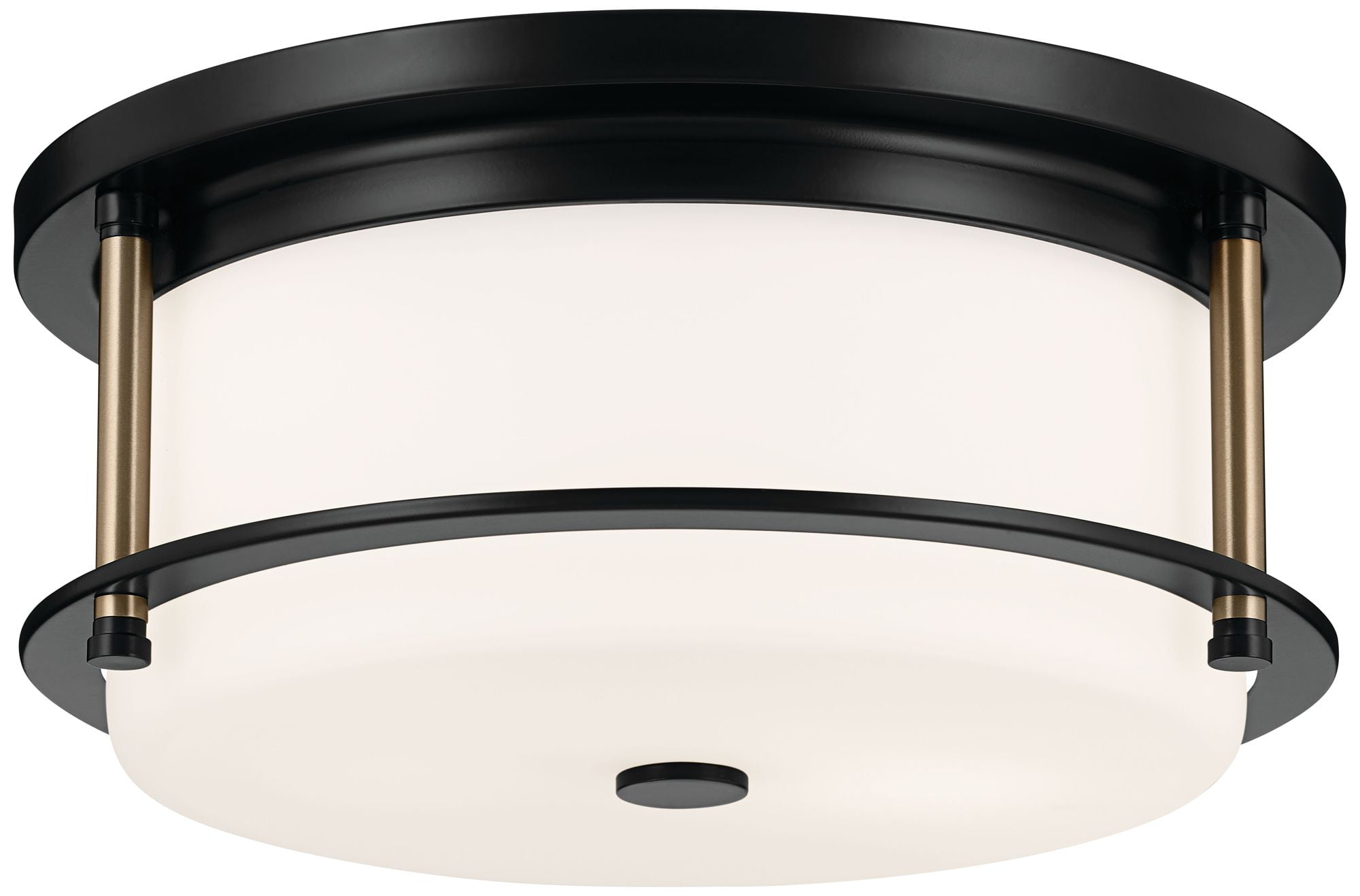 52595BKCPZ Kichler Lighting Brit - 2 Light Flush Mount-5.25 Inches Tall ...