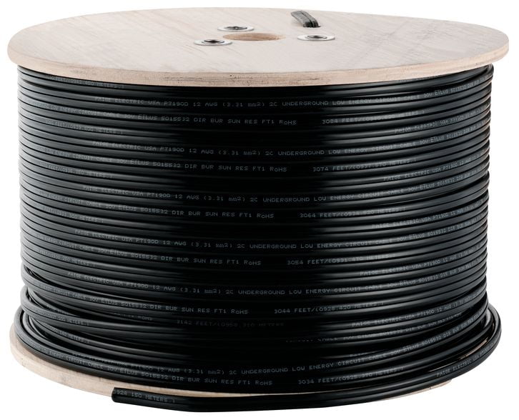 15506BK Kichler Lighting 12 Gauge - 1000 Feet of Low Voltage Cable ...