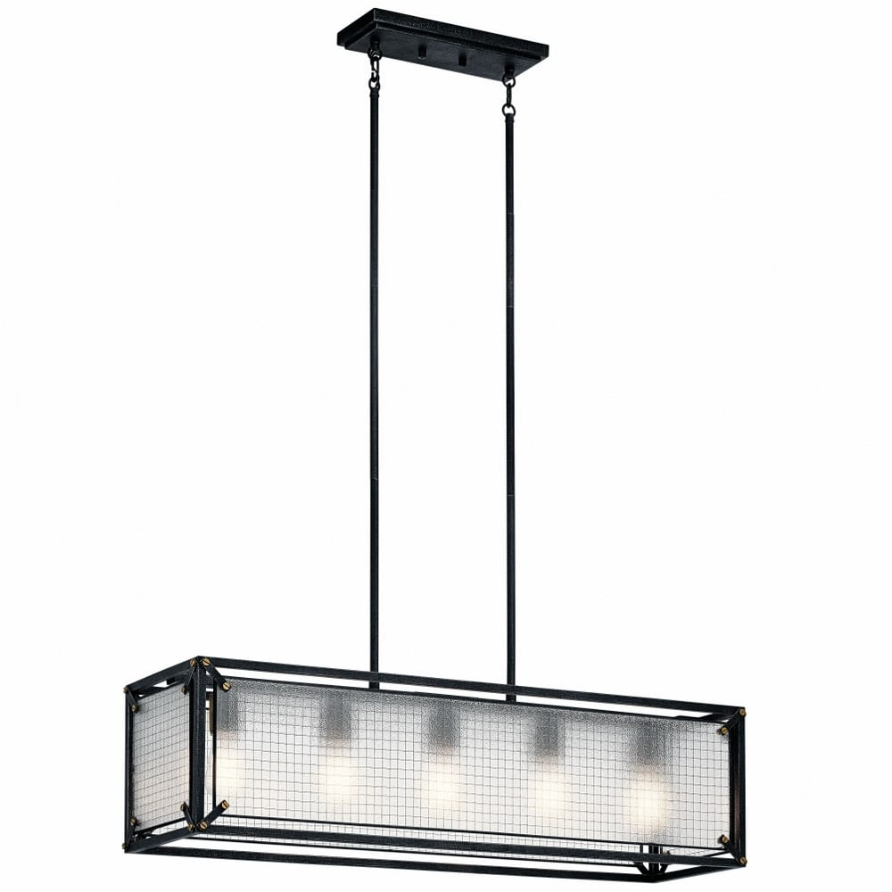 Kichler Lighting - Five Light Linear Chandelier - Chandelier Linear ...