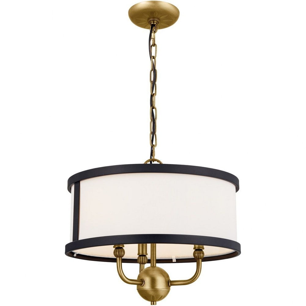 Kichler Lighting - Heddle - 3 Light Convertible Chandelier In Homestead ...