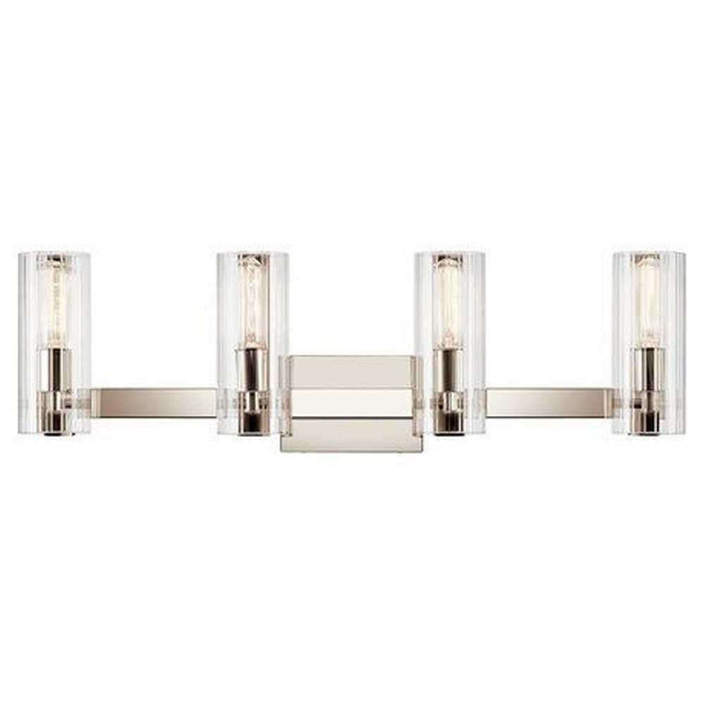 55169PN-Kichler Lighting-Jemsa - 4 Light Bath Vanity In Modern Style-9. ...