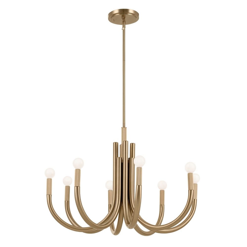 52550CPZ-Kichler Lighting-Odensa - 8 Light Chandelier-20 Inches Tall ...