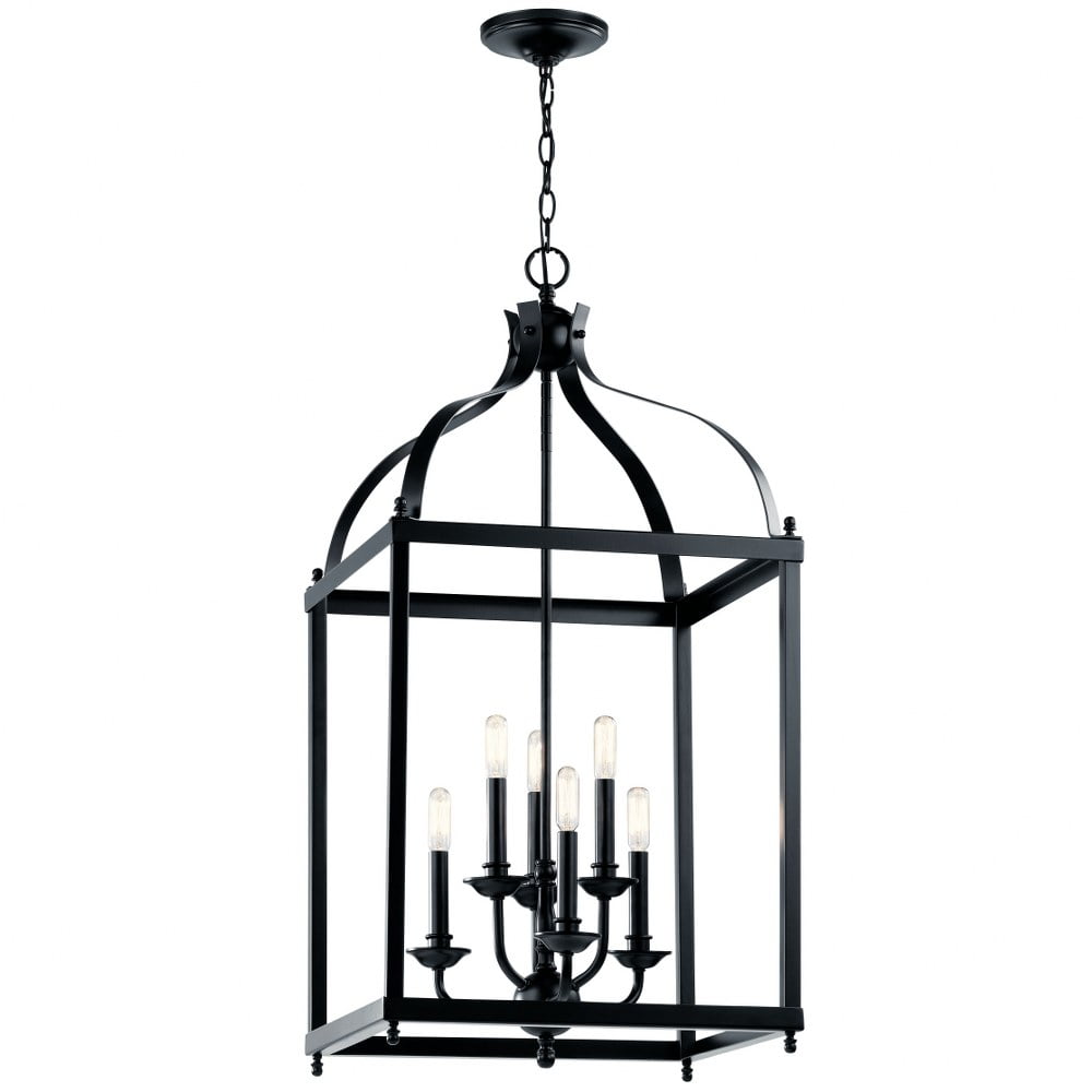 42568BK Kichler Lighting Larkin - 6 Light X-Large Cage Foyer with ...