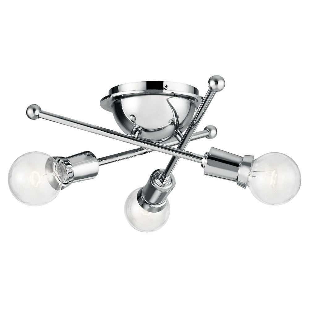 Kichler Lighting - Three Light Flush Mount - Flush Mount Light ...