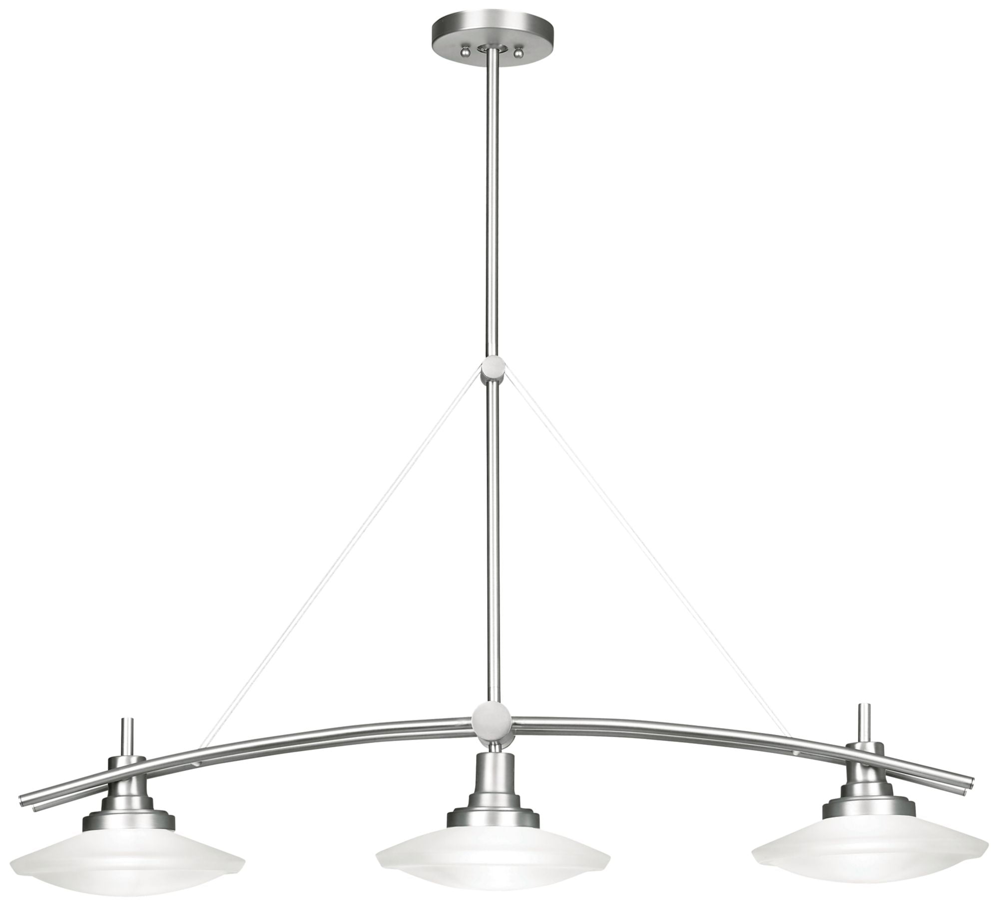 Kichler Lighting - Three Light Linear Chandelier - Structures - 3 Light ...