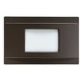 Kichler Step & Hall 5" 4-Light 3000K LED Step in Architectural Bronze ...