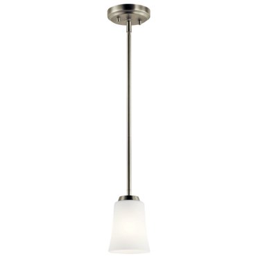 Kichler Winslow 1 Light Black Mini Pendant, Single Metal Ceiling ...