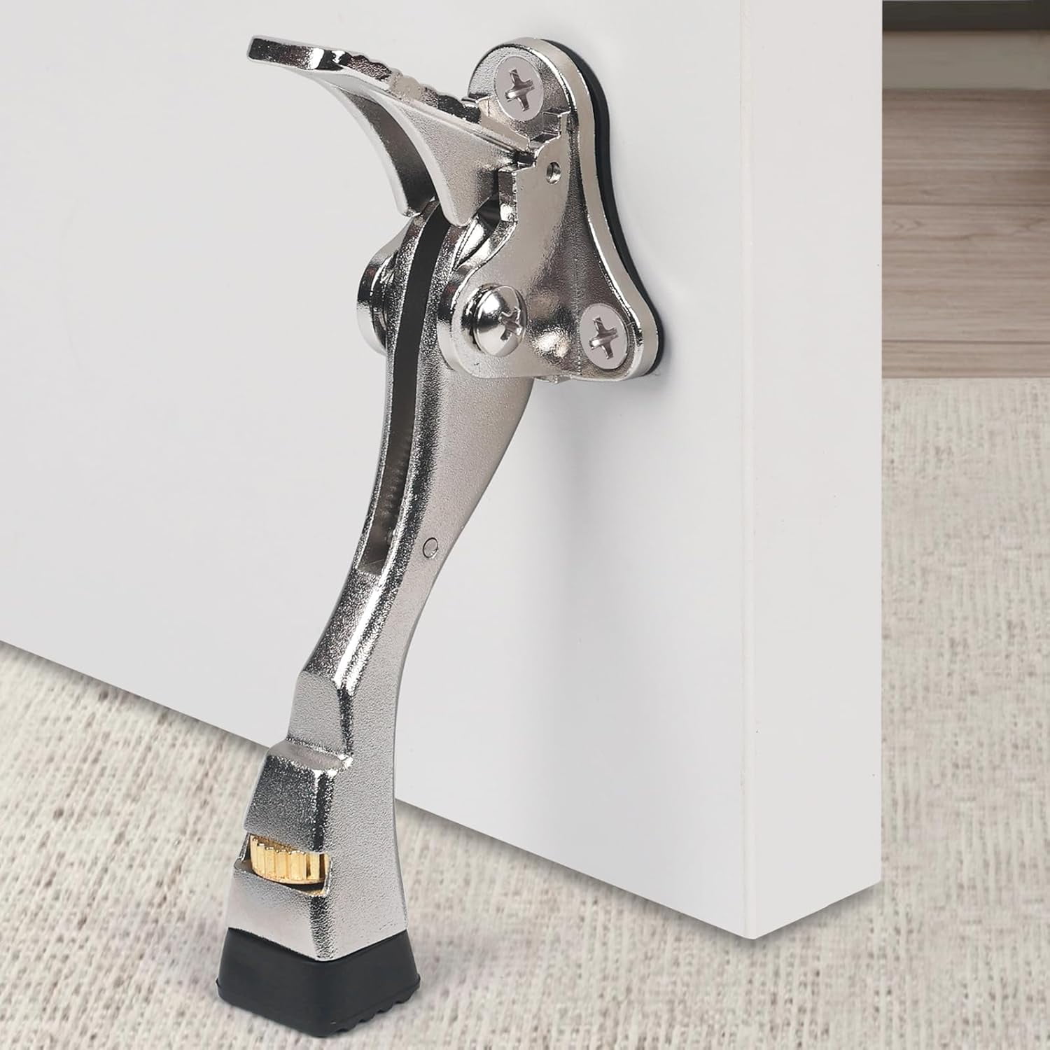 Kick Down Door Stoppers for Bottom of Door, Heavy Duty Kickdown Door ...