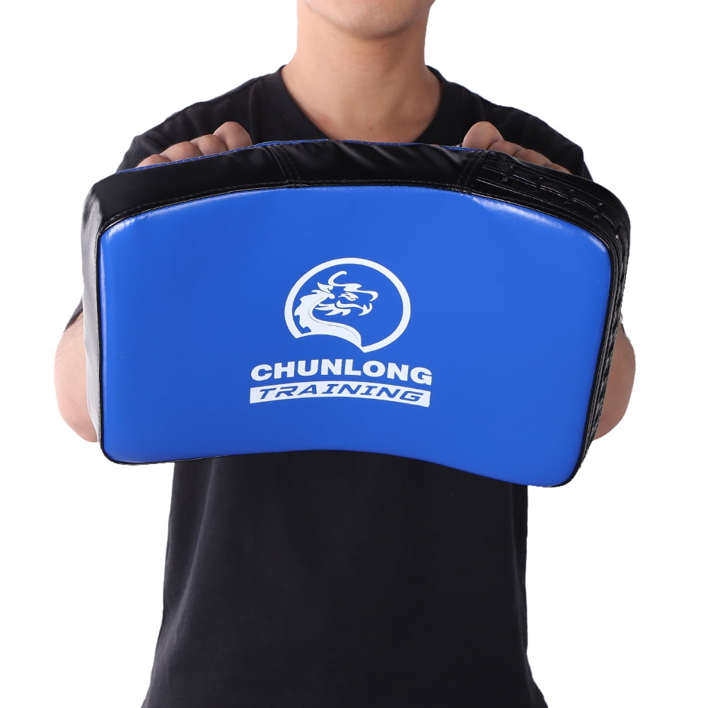 Kick Pads Boxing Karate Pad PU Leather Muay Thai MMA Martial Art ...