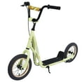 Kick Scooter 12 Inch Adjustable Handlebar Wide Foot Deck for Kids Youth ...