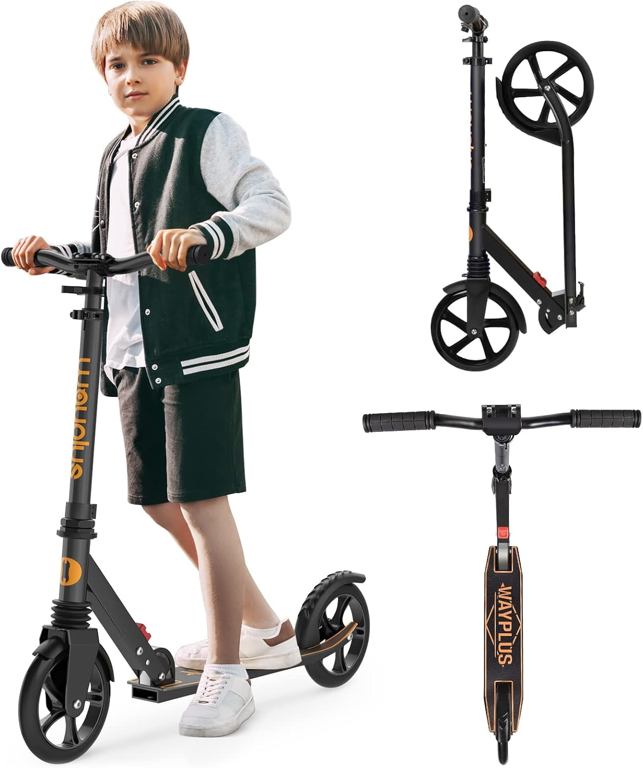 Kick Scooter for Ages 6+,Kid, Teens & Adults. Max Load 240 LBS ...