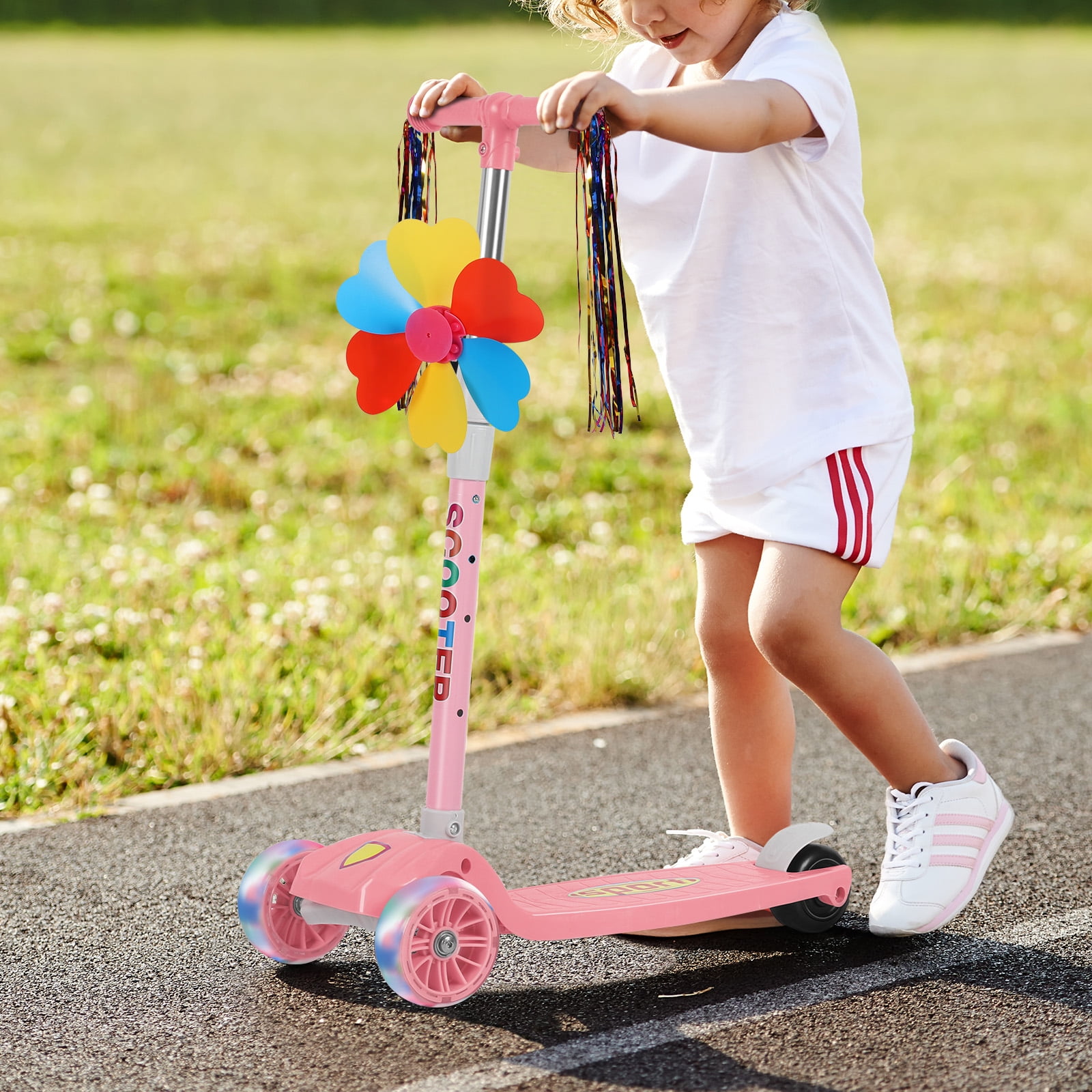 Kick Scooter for Kids, Lightweight and One-Click Foldable Design ...