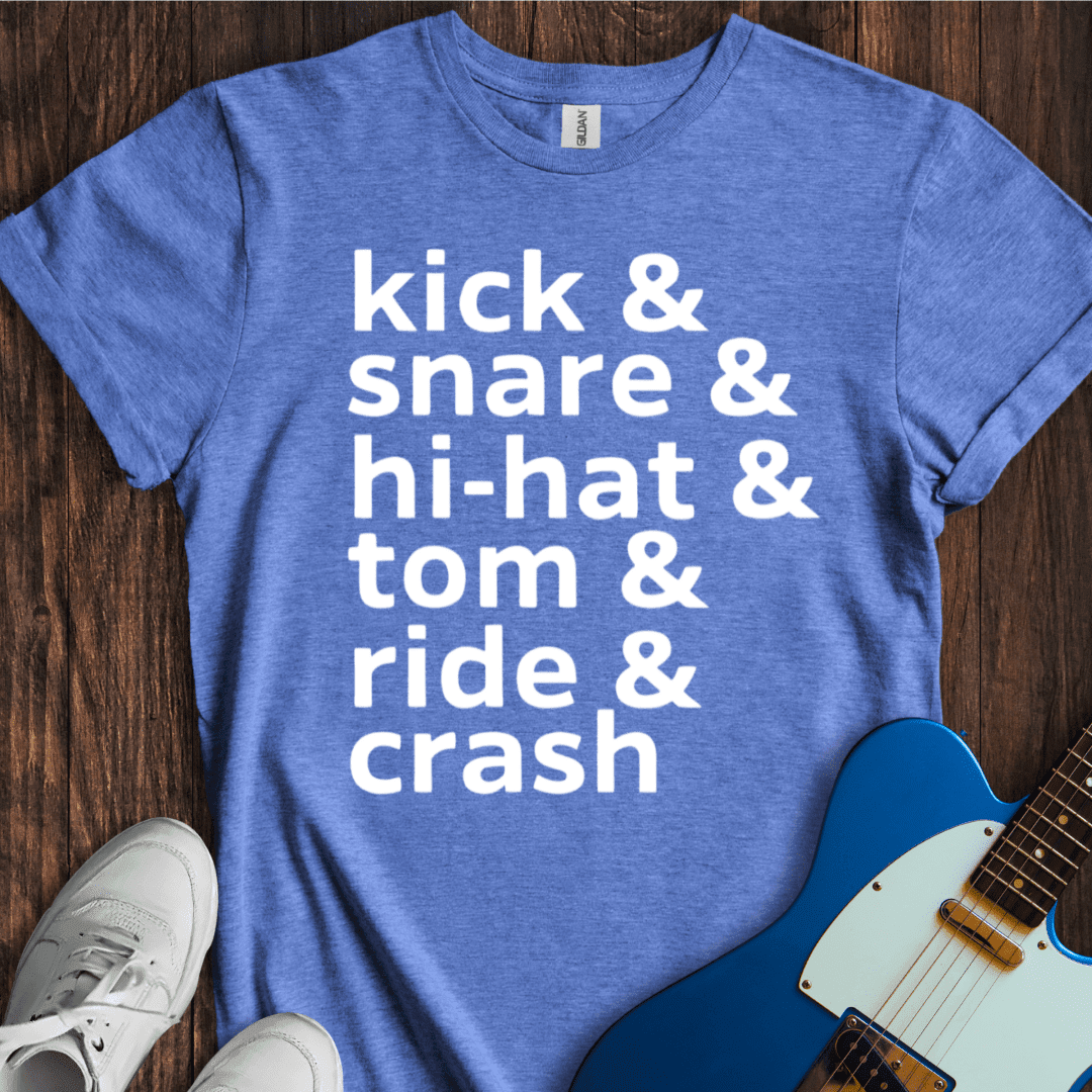 Kick Snare . T-Shirt - Walmart.com