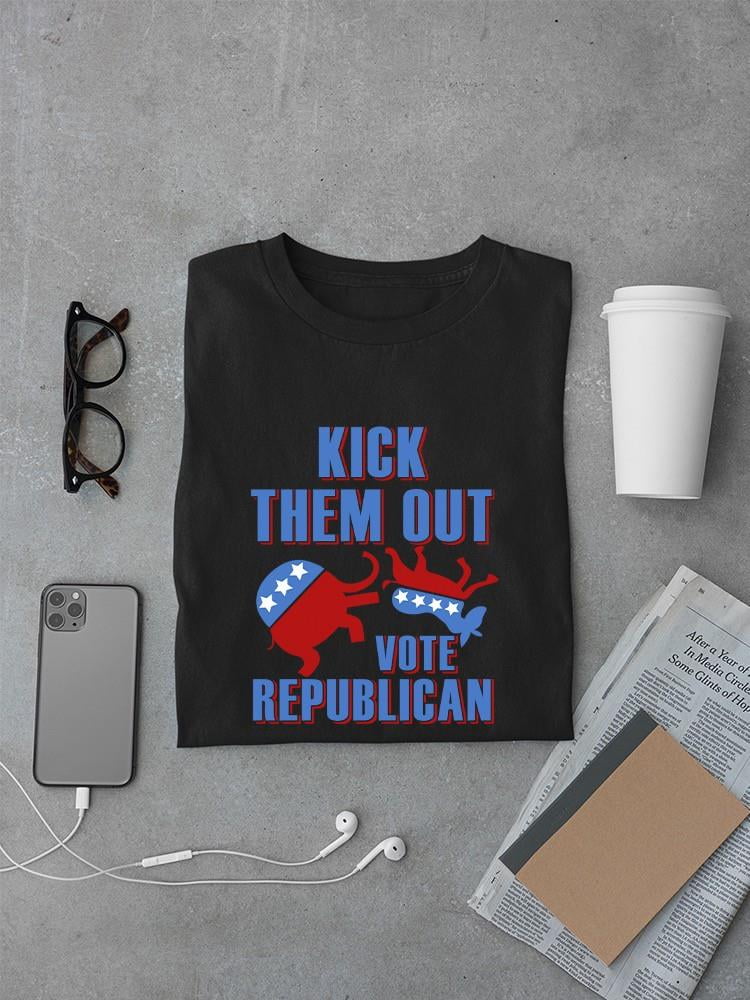 Kick Them Out Vote Republican T-shirt Male's -SmartPrintsInk Designs ...