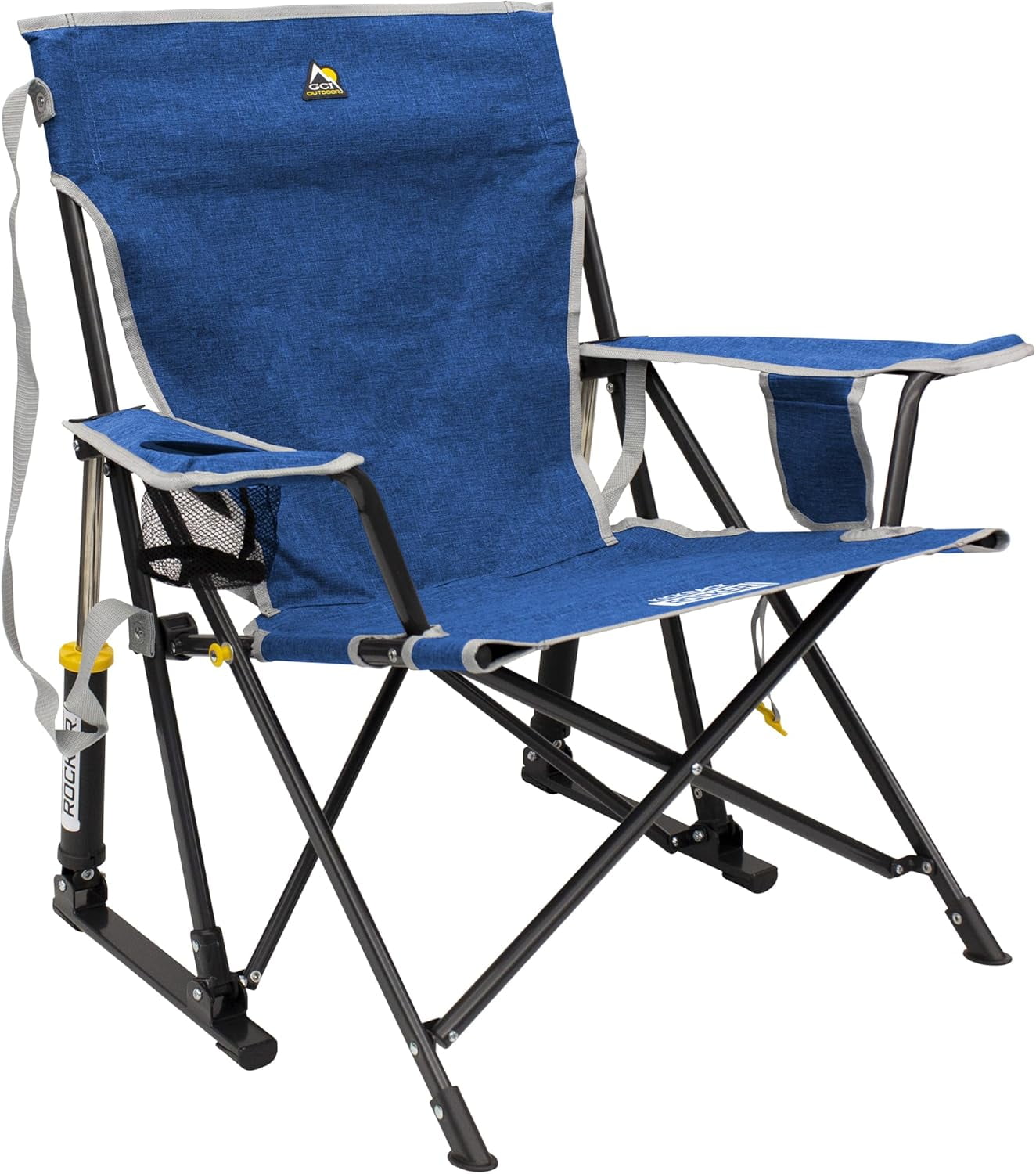 Kickback Rocker Camping Chair | Portable Folding Rocking Chair with ...