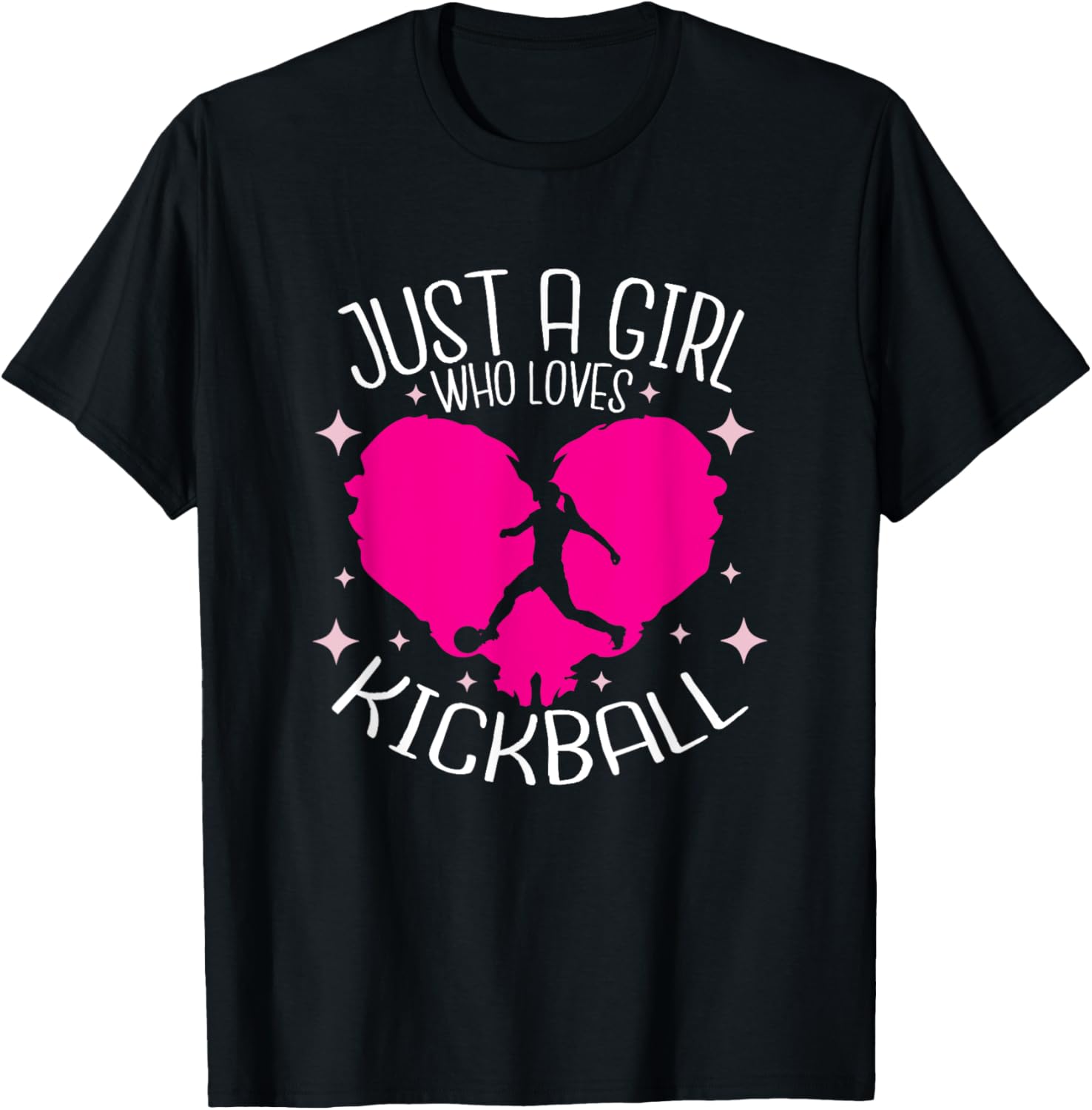 Kickball Player Funny Kickball Team Sports Girls Kickball T-Shirt ...