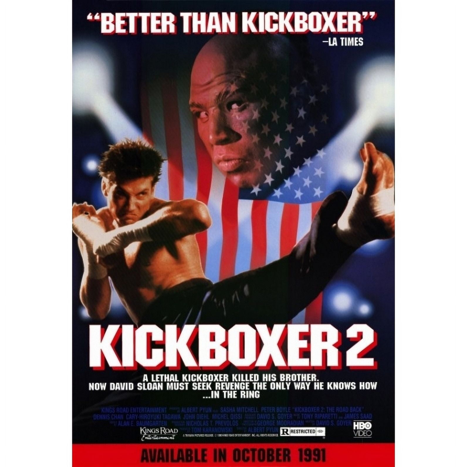 Kickboxer 2 Movie Poster (11 x 17) - Walmart.com