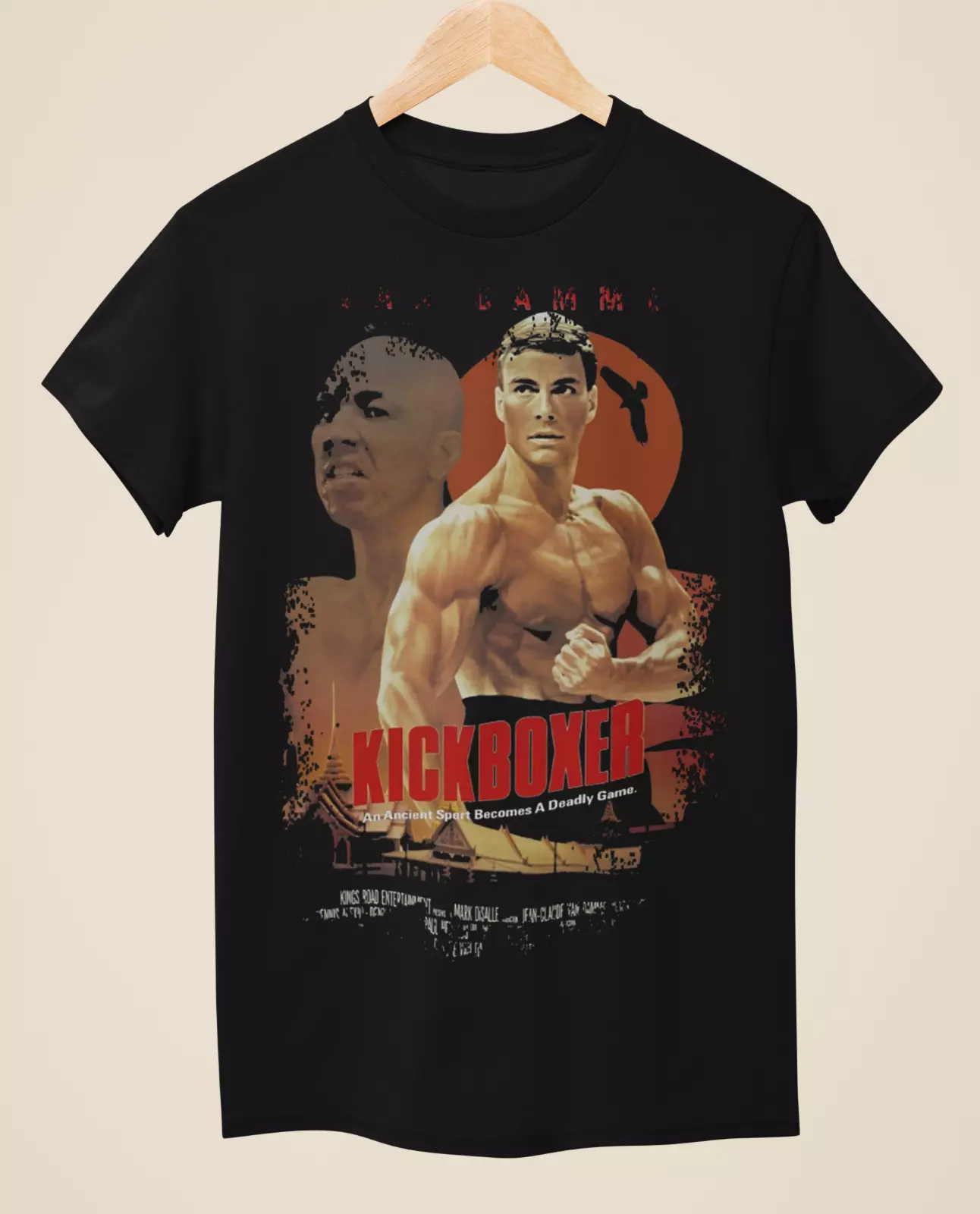 Kickboxer - Movie Poster Inspired Unisex Black T-Shirt - Walmart.com