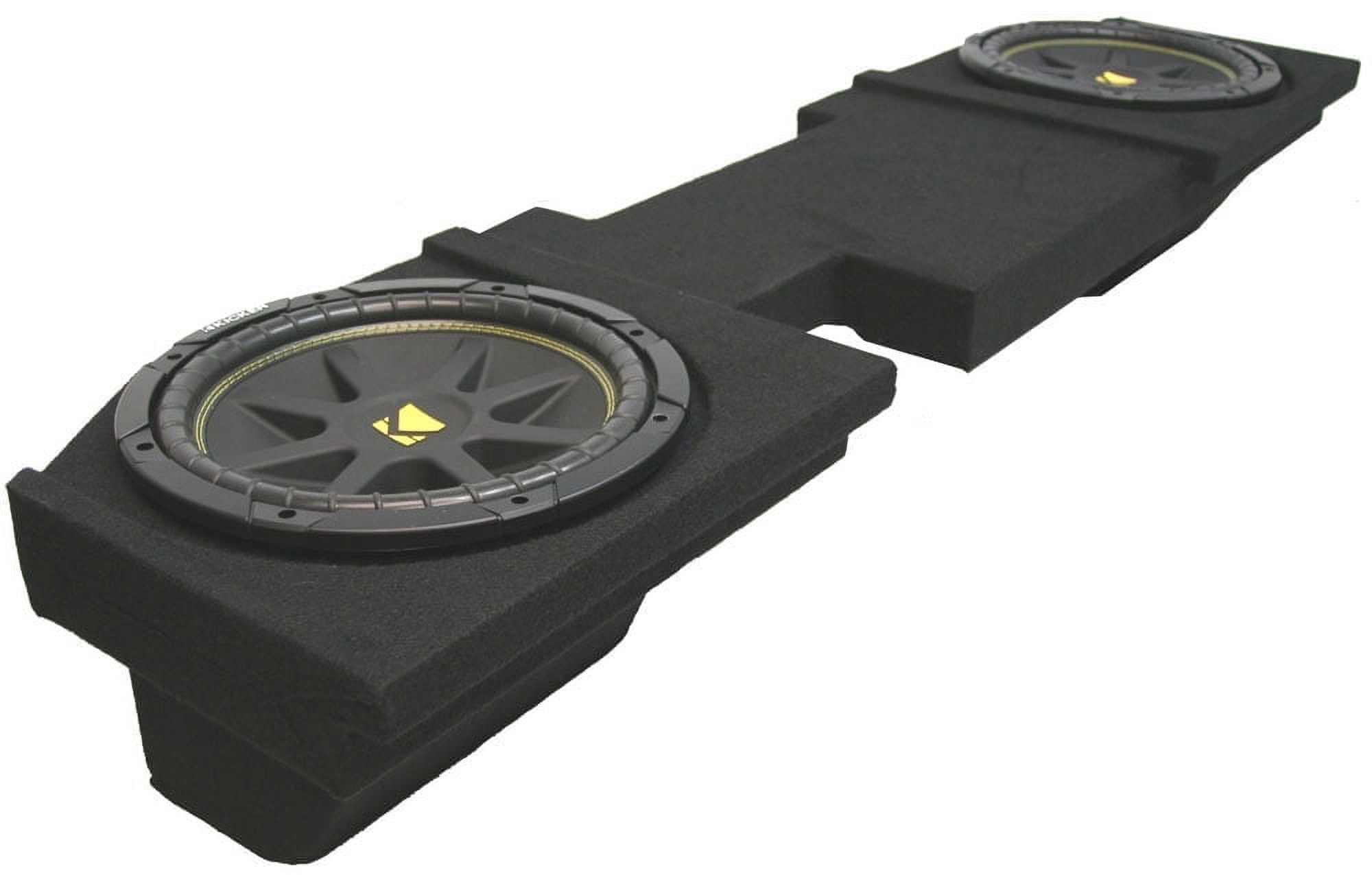 "Dodge 2002-2013 Ram Quad/Crew Cab Truck Dual 10"" Kicker C10 Subwoofer ...