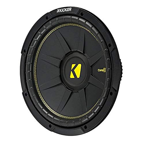 Kicker 10 Inch CompC 500 Watt 4 Ohm Single Voice Coil SVC Subwoofer ...