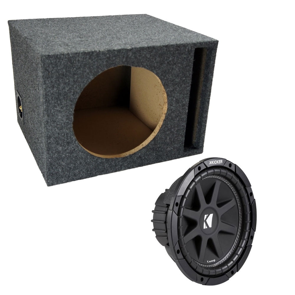 Kicker 10" Loaded 2010 C10 150 Watts Single 4 Ohm Sub Vented Subwoofer Box New - Walmart.com