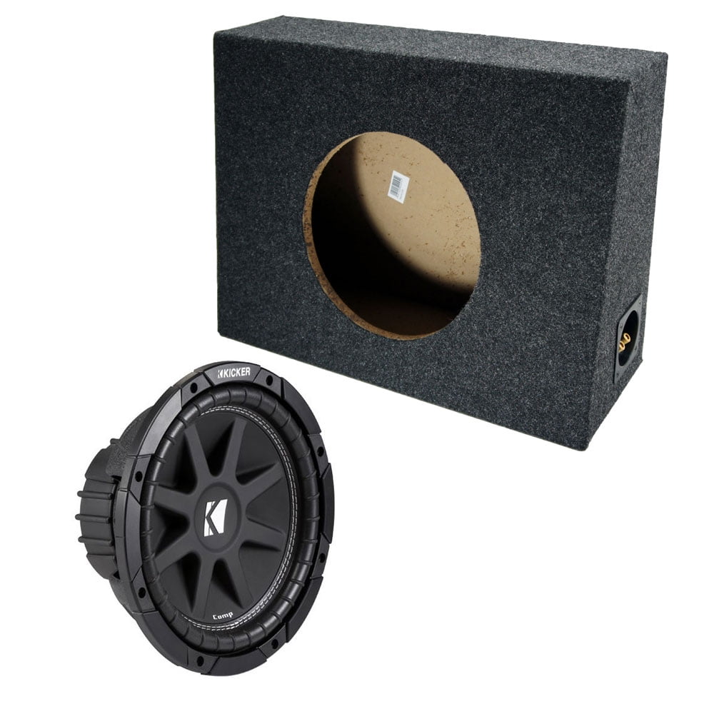 Harmony Accessory Master Kicker 10" Loaded Subwoofer Box, Single 4 Ohm ...