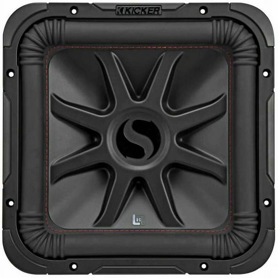 Kicker 12-inch L7R124 (45L7R124) Square Subwoofer 4-Ohm, Black ...