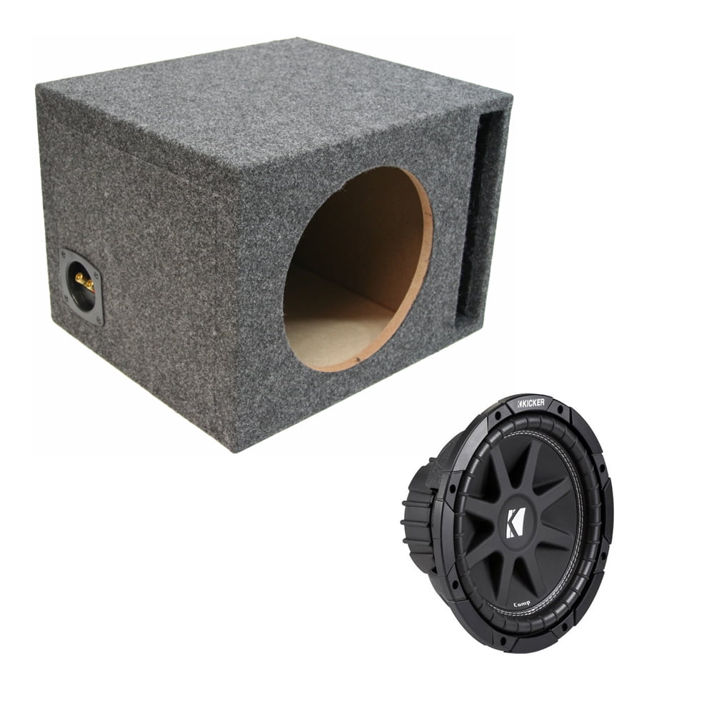 Kicker 15" Single Ported Subwoofer Box Loaded W/ 2010 C15 4 Ohms 500 ...