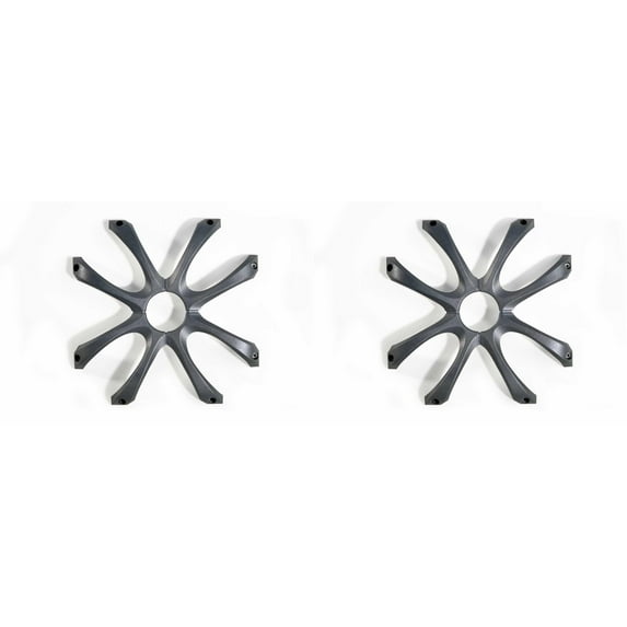 Kicker (2) 08GL712 Square 12 Inch 300mm Cast Grille Bundle - Walmart.com