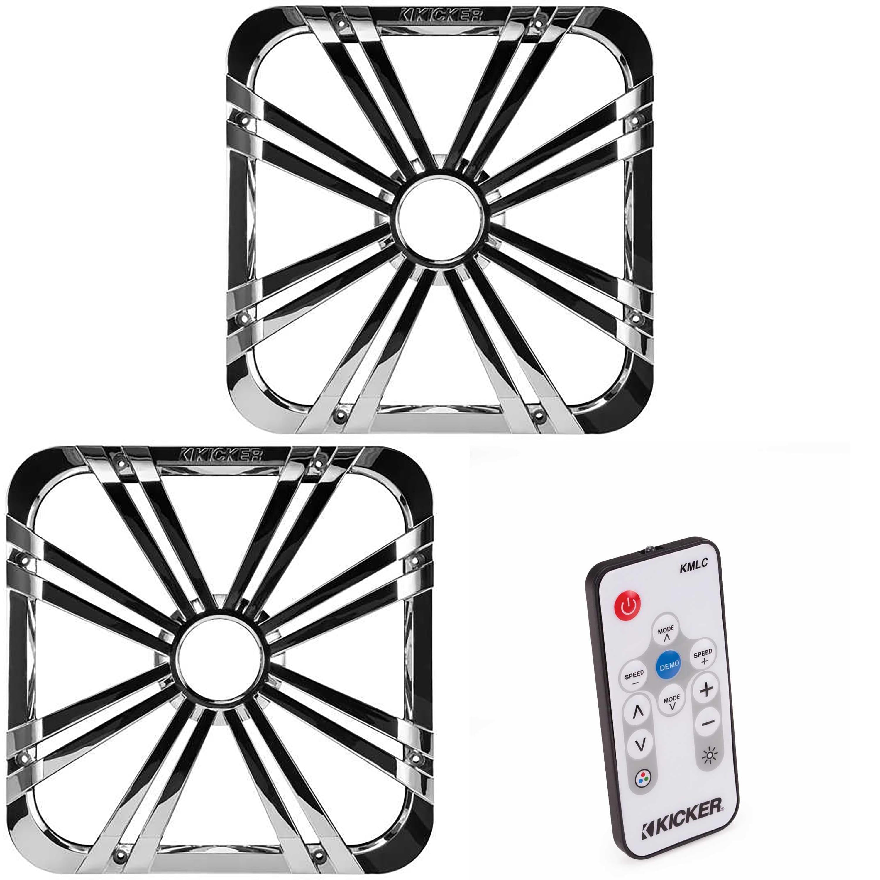 Kicker (2) 11L712GLCR 12-inch (30cm) Square Subwoofer Grille for ...
