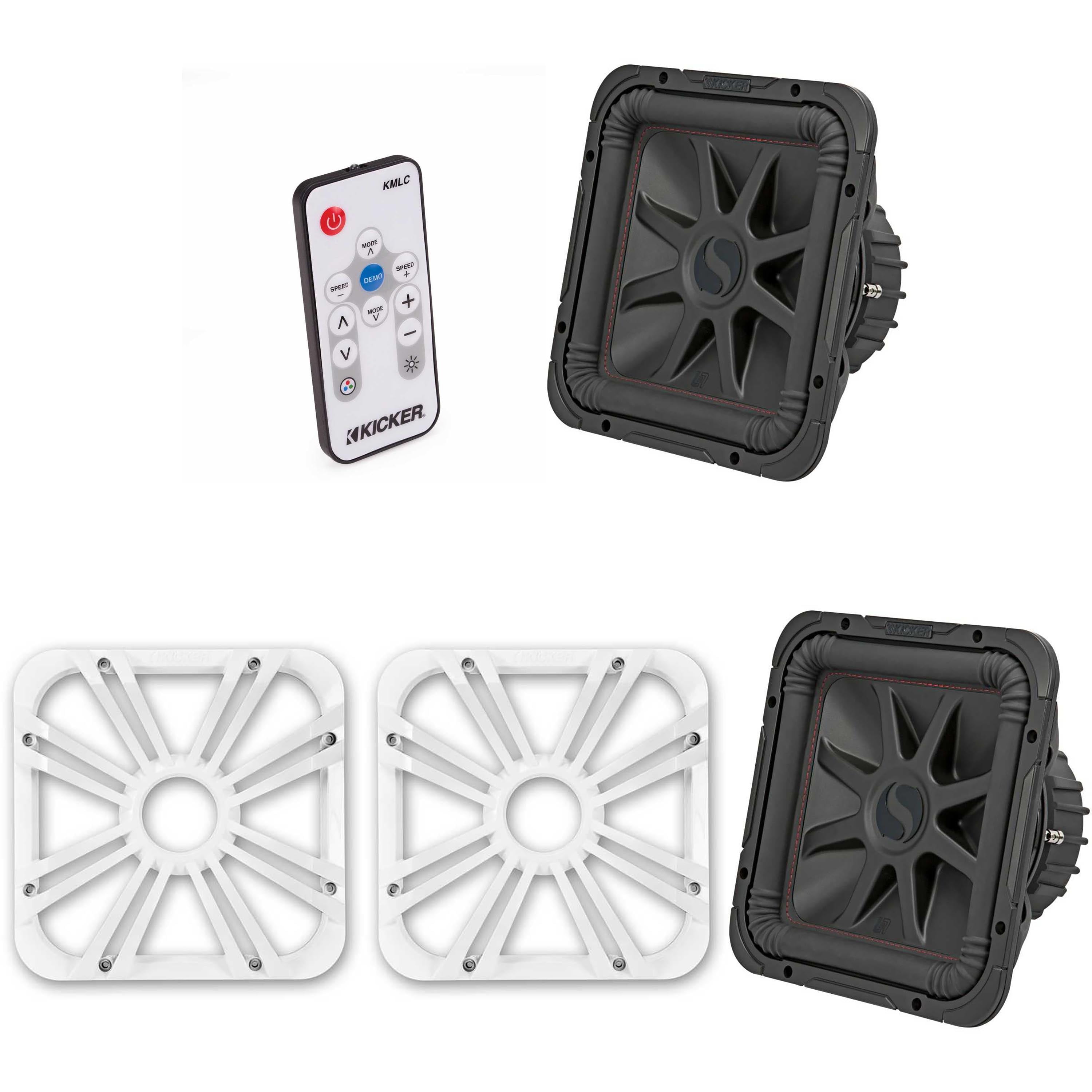 Kicker (2) 45L7R122 L7R 12-Inch (30cm) Subwoofer, Dual Voice Coil, 2 ...