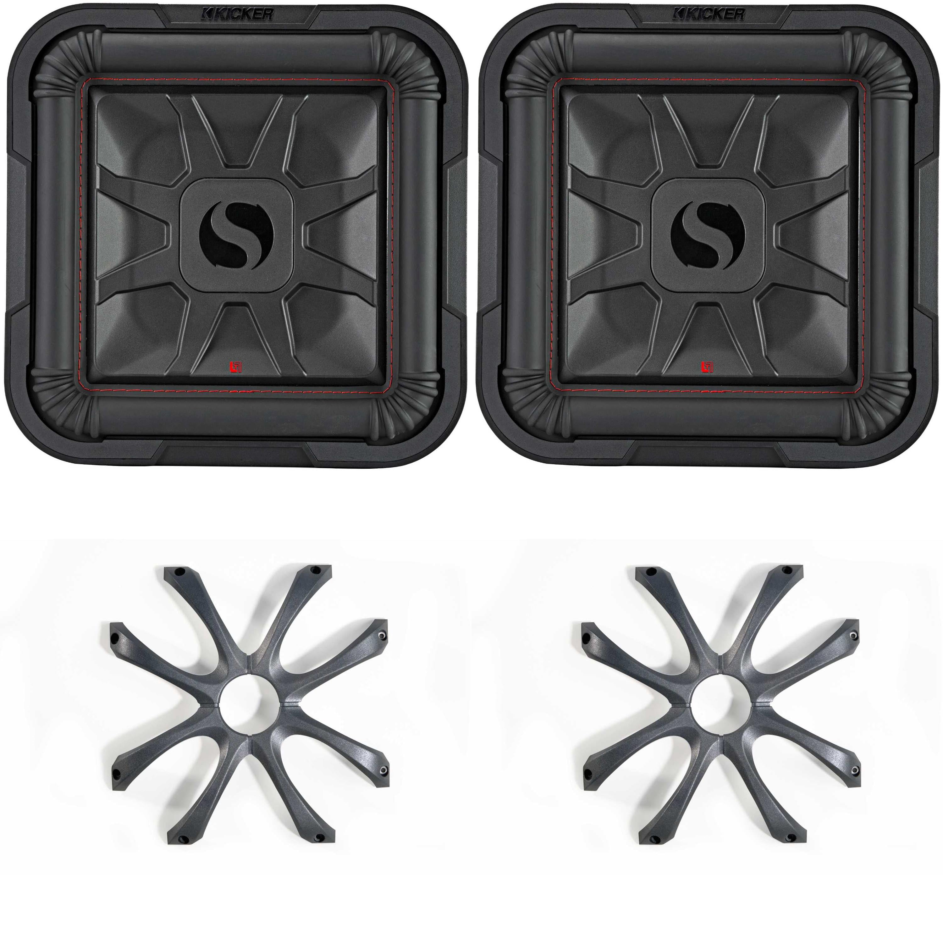 Kicker (2) 46L7T122 L7T L7-Thin 12-Inch (30cm) Subwoofer, Dual Voice ...