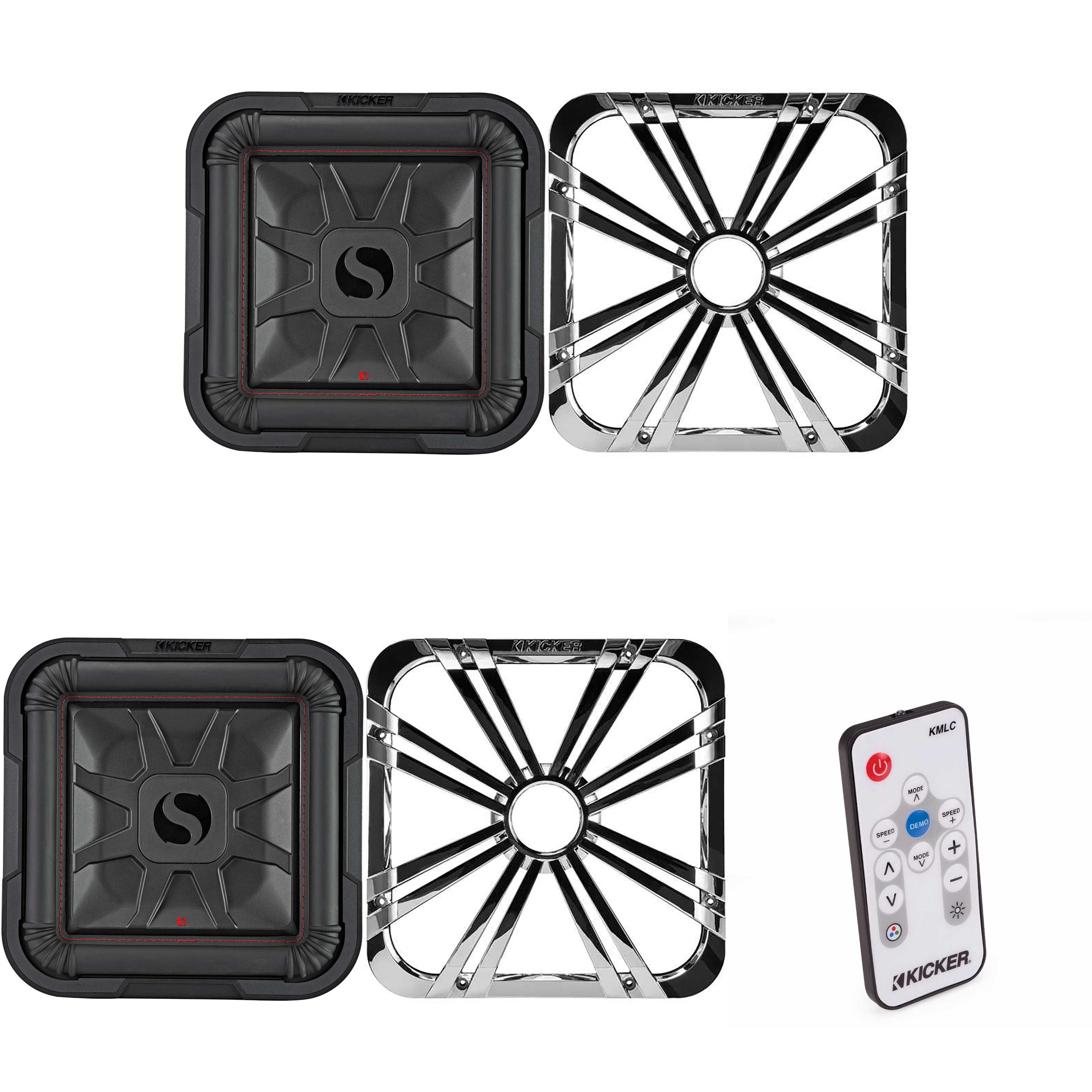 Kicker (2) 46L7T124 L7T L7-Thin 12-Inch (30cm) Subwoofer, Dual Voice ...