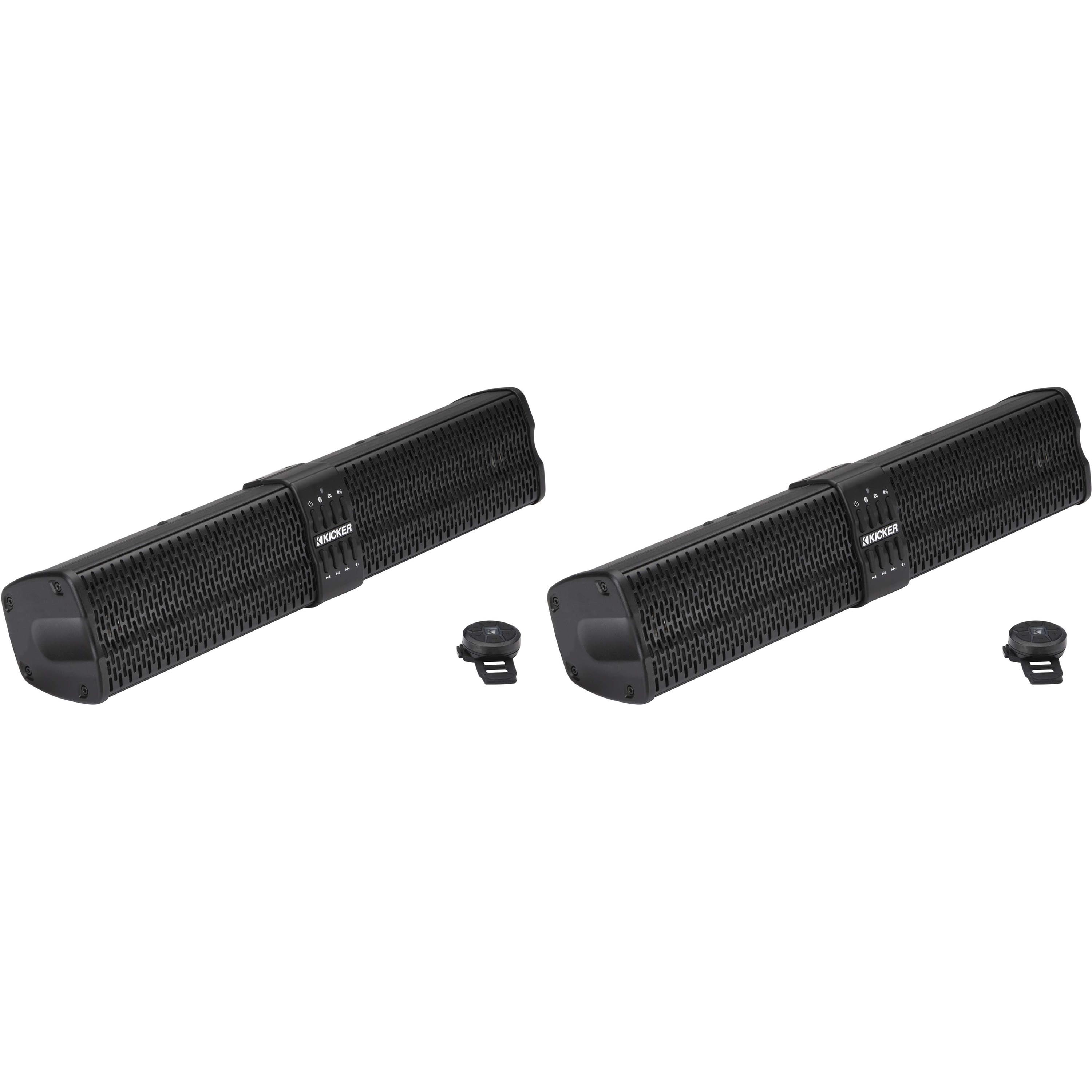 Kicker (2) 47KPB1 PowerBar KPB1 20-inch BlueTooth Powered UTV Soundbar ...