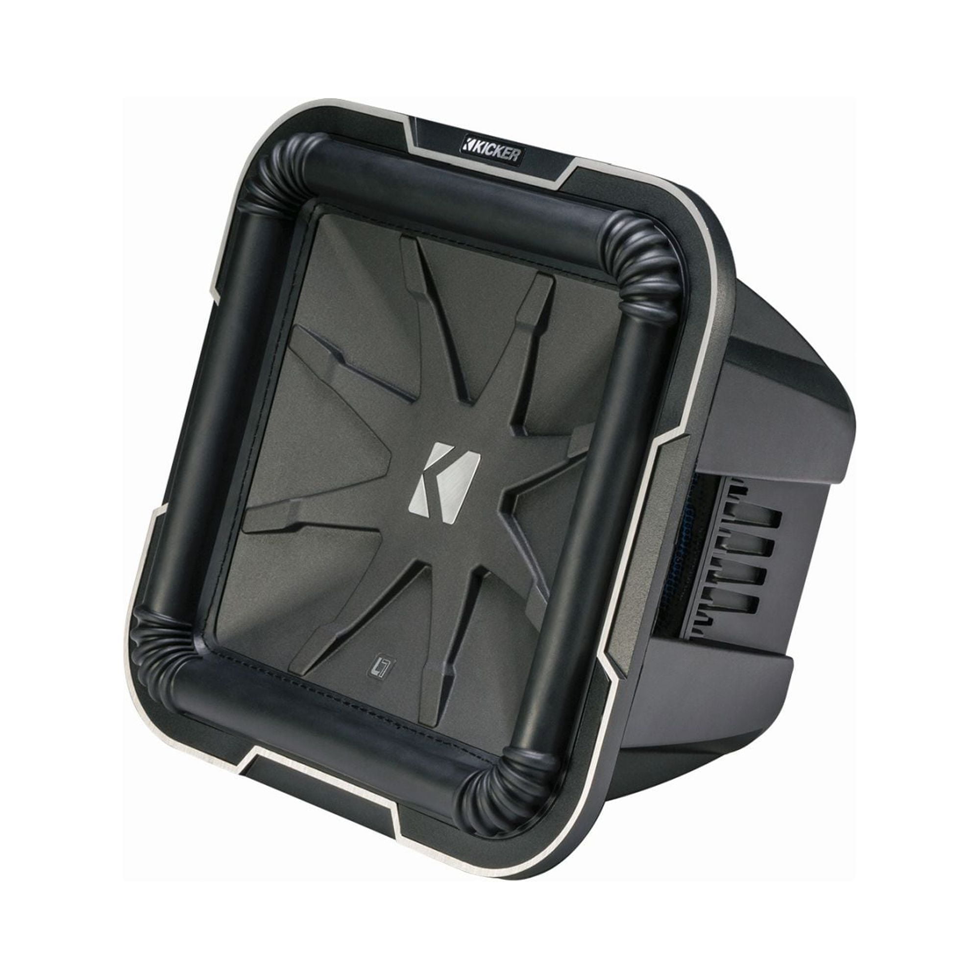 Kicker 41L7124 12-Inch L7 Square Subwoofer with Dual 4-Ohm Voice Coil ...