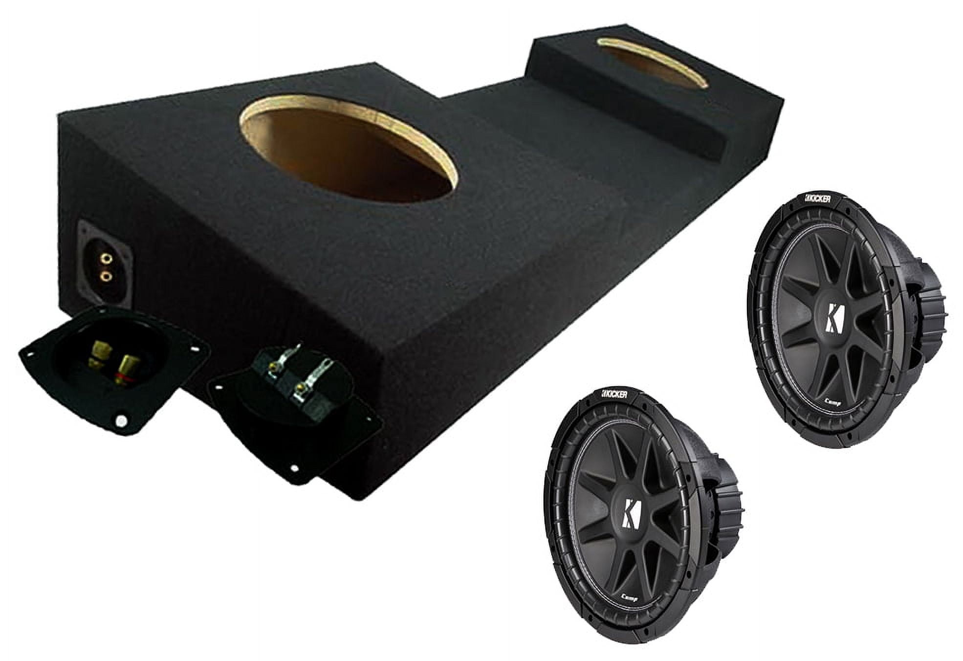 Kicker 43C124 12" Comp C12 Series 150W RMS 4 Ohm Sub & ASC TRUCK572X12 ...