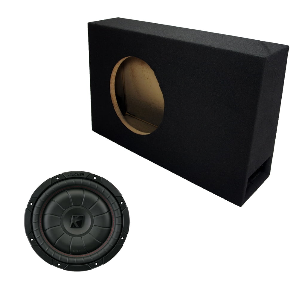 Kicker 43CVR122 12" 400W Sub and PORTCK112 Single Sub Box Enclosure ...