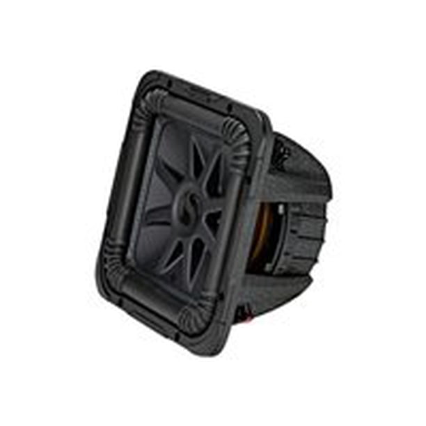 Kicker 44L7S104 L7S Solo-Baric 10 Inch 1200 Watt 4 Ohm DVC Square Car ...