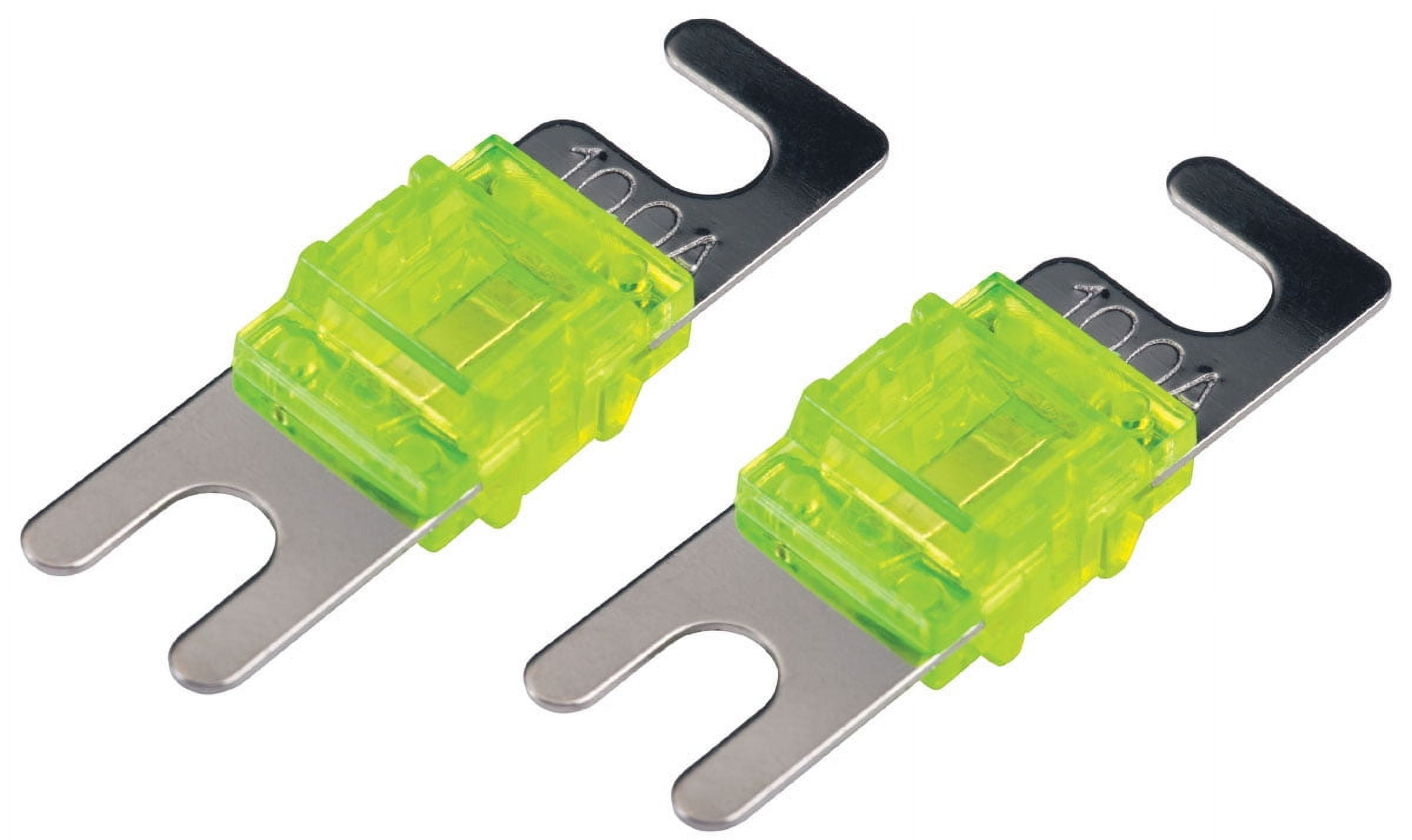 Kicker 46AFS100 Car Audio AFL (Mini ANL Fuses) 100 Amp Fuse 2 Pack Pair ...