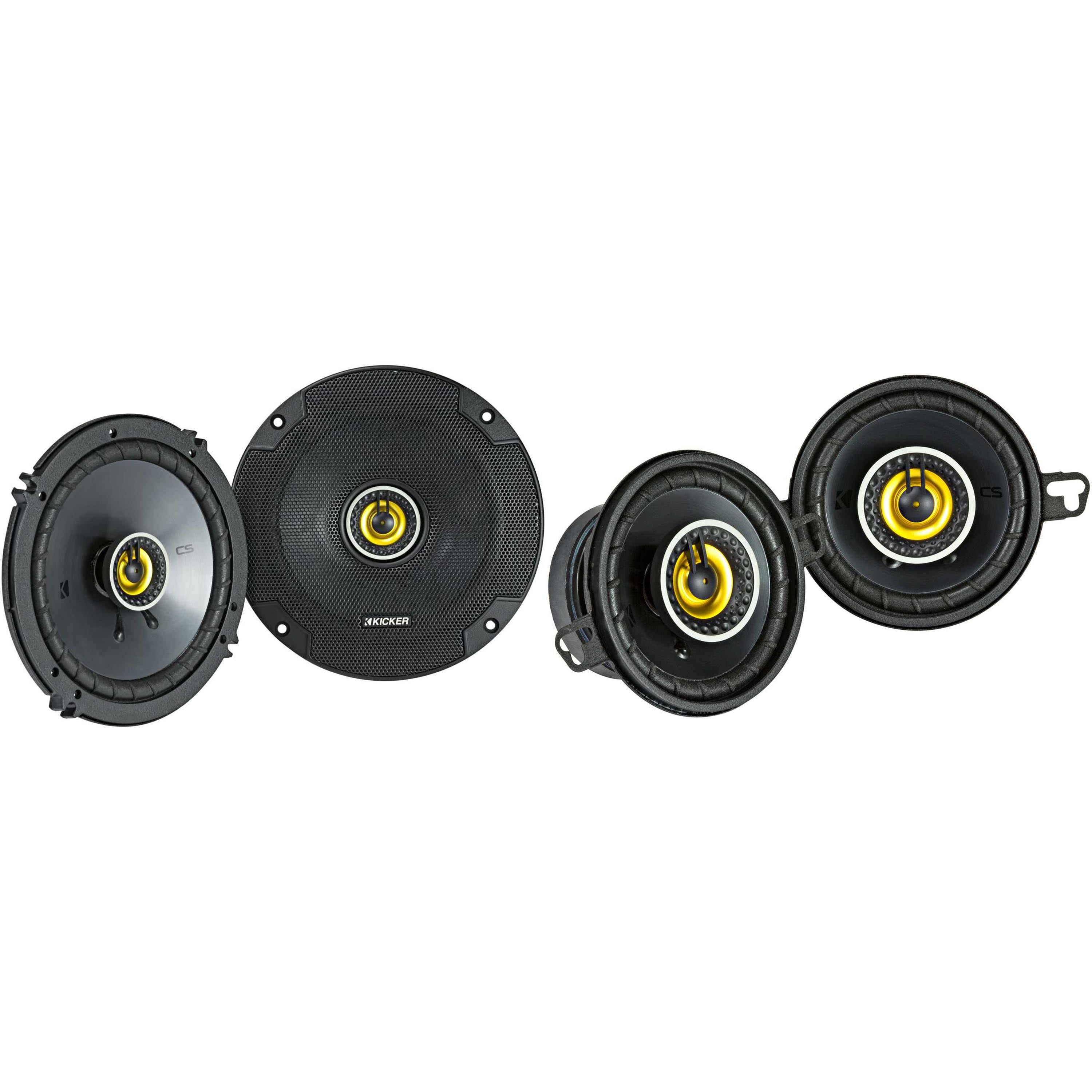 Kicker 46CSC654 CS-Series CSC65 6.5-Inch (160mm) Coaxial Speakers w ...